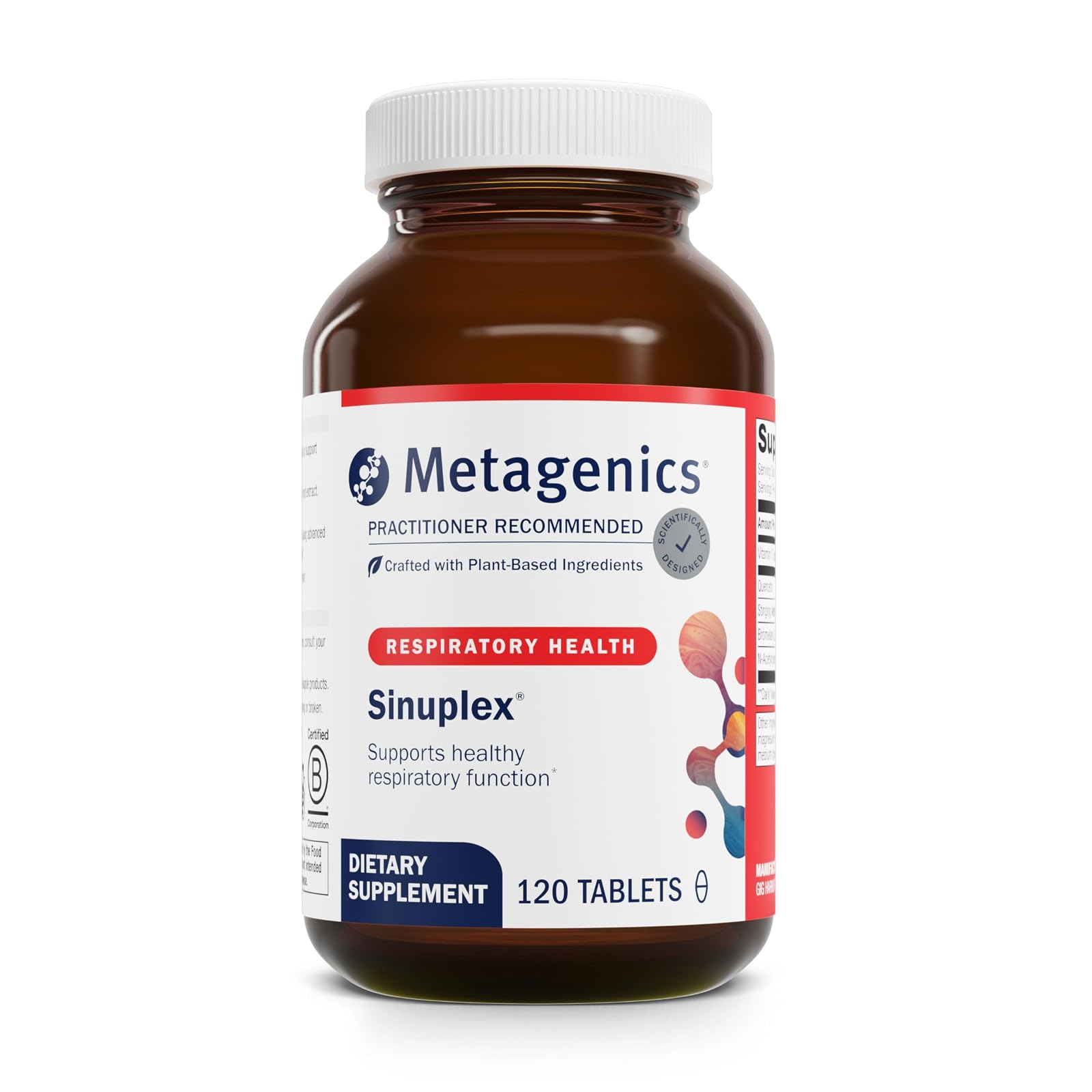 Metagenics Sinuplex vitamin C tablets