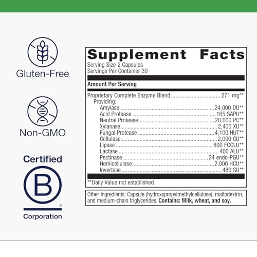 Metagenics SpectraZyme for gut health