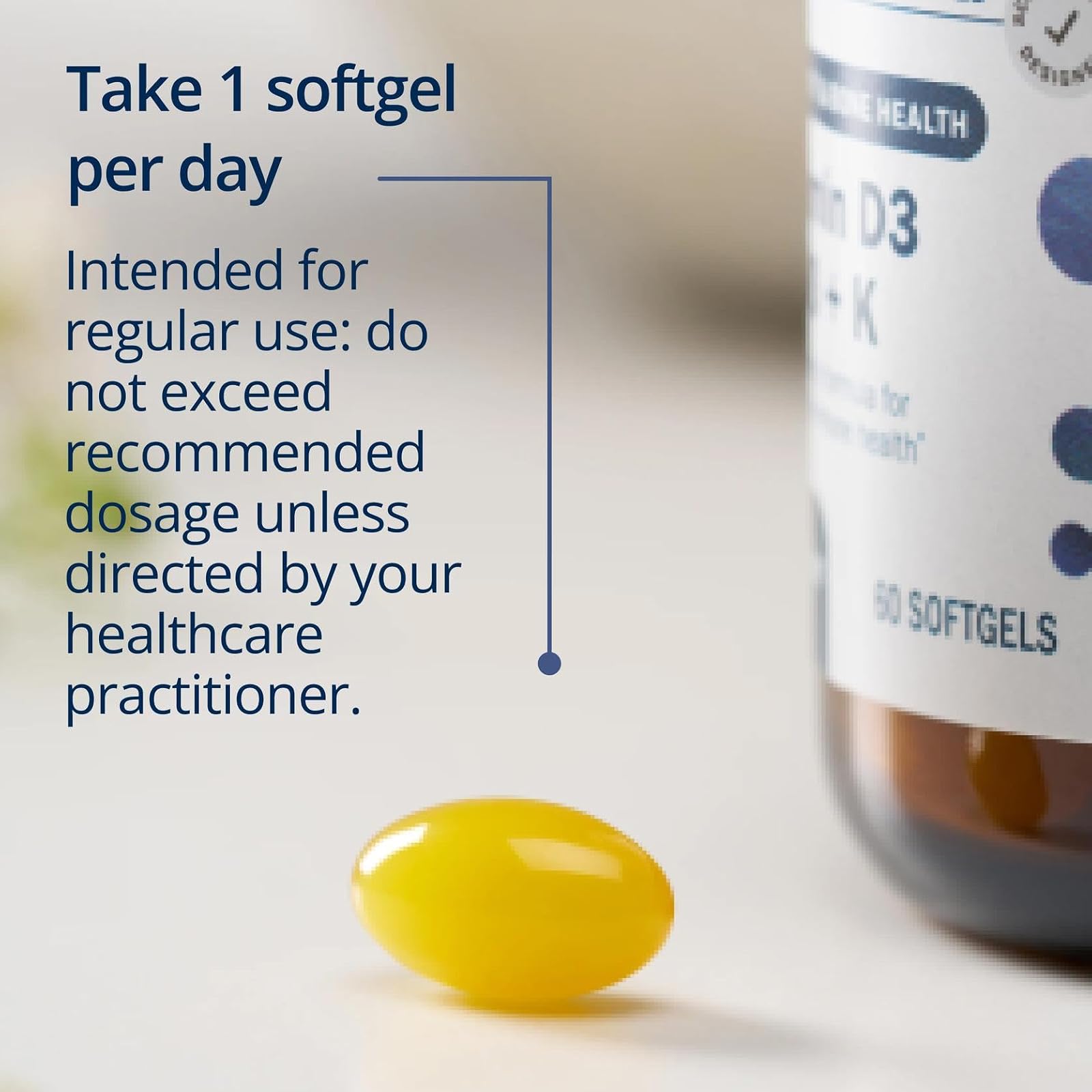 Metagenics vitamin D3 K2 softgels