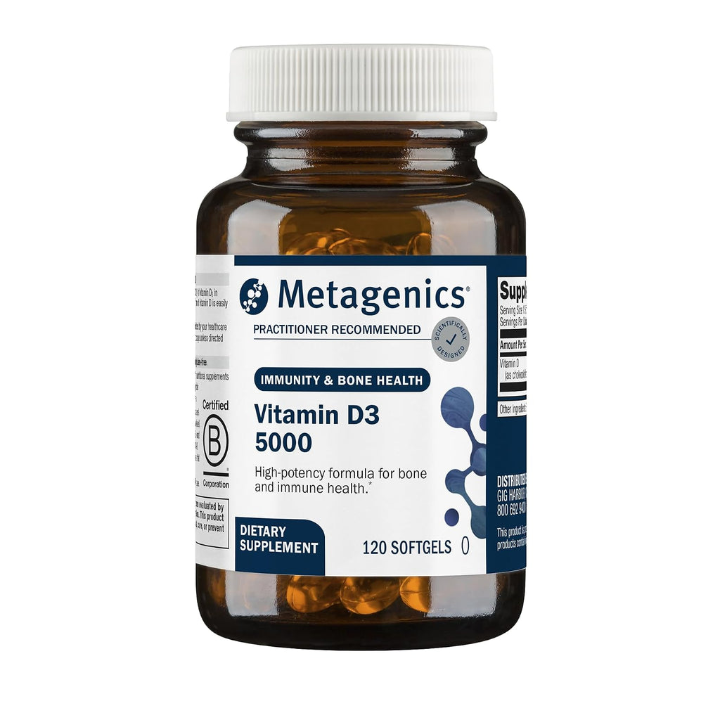 Metagenics vitamin D3 softgels 5000 IU