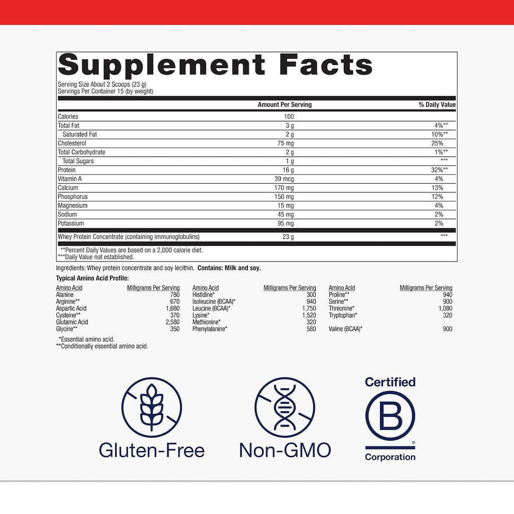 Metagenics whey protein for daily nutrition