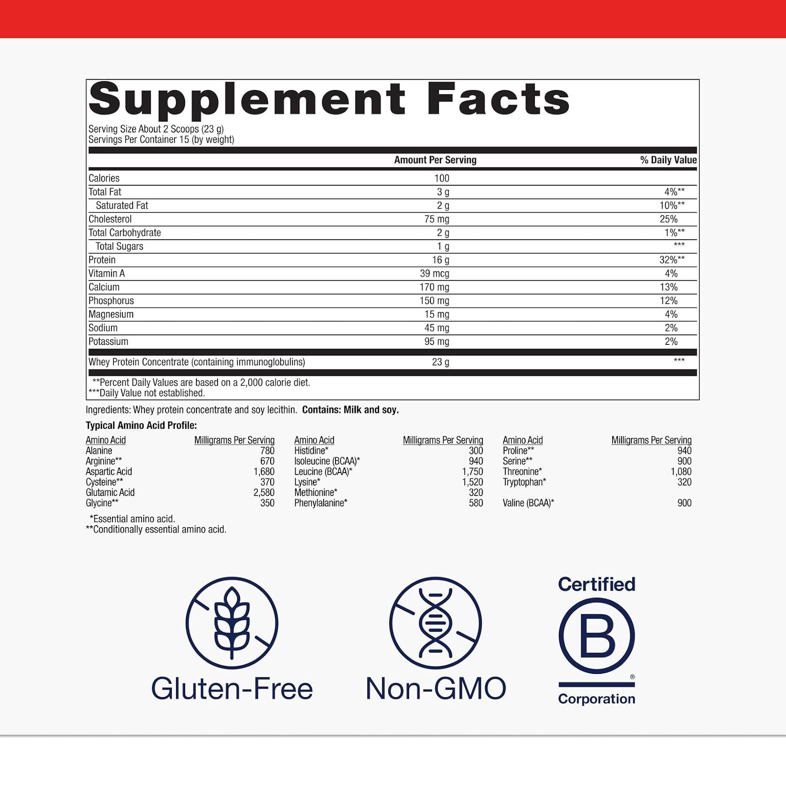 Metagenics whey protein for daily nutrition