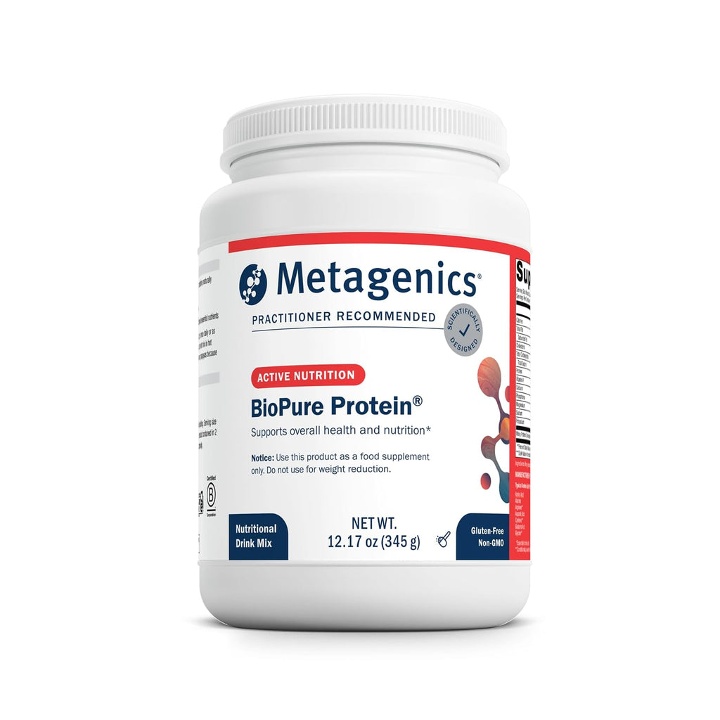 Metagenics whey protein powder for muscle