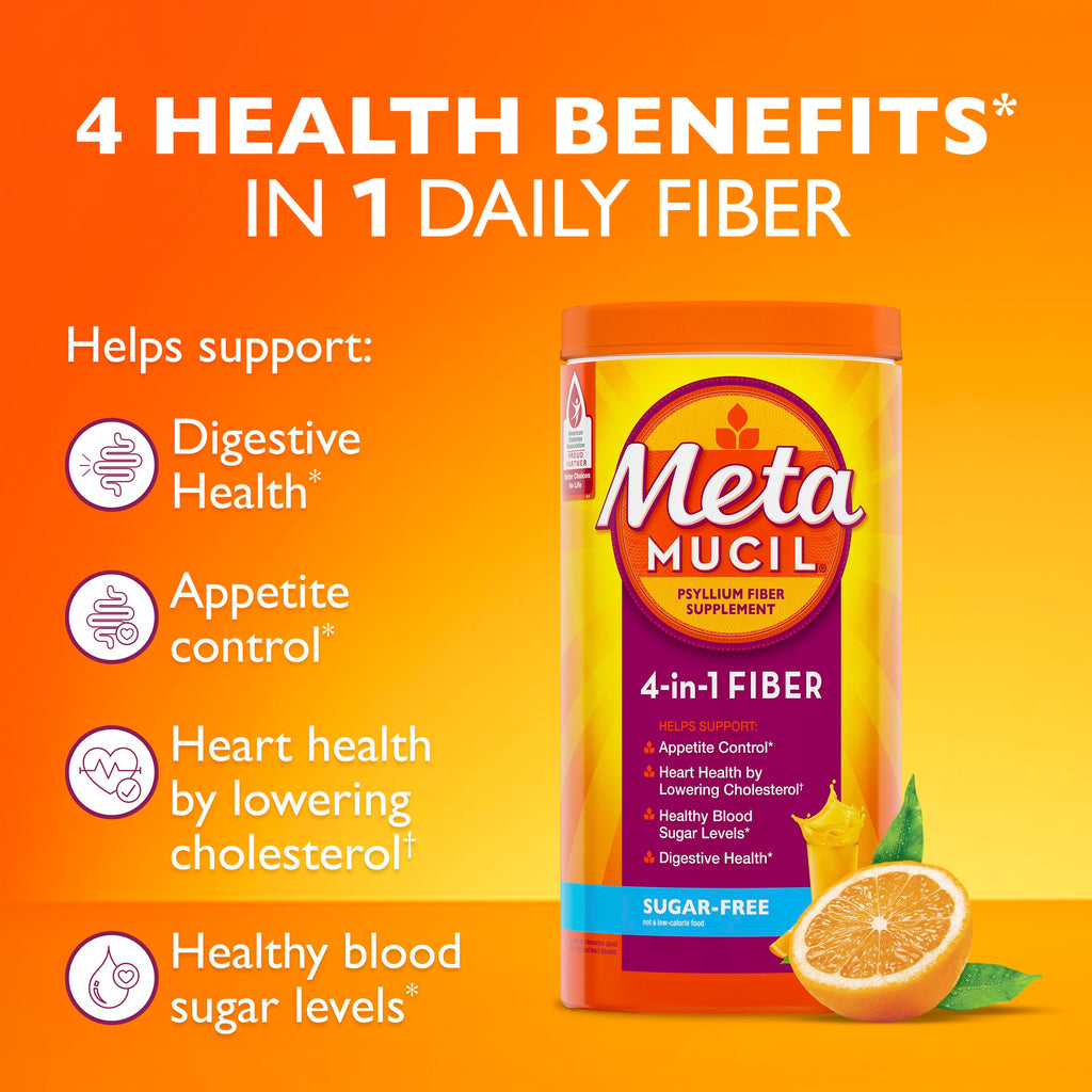 Metamucil 4-in-1 fiber benefits