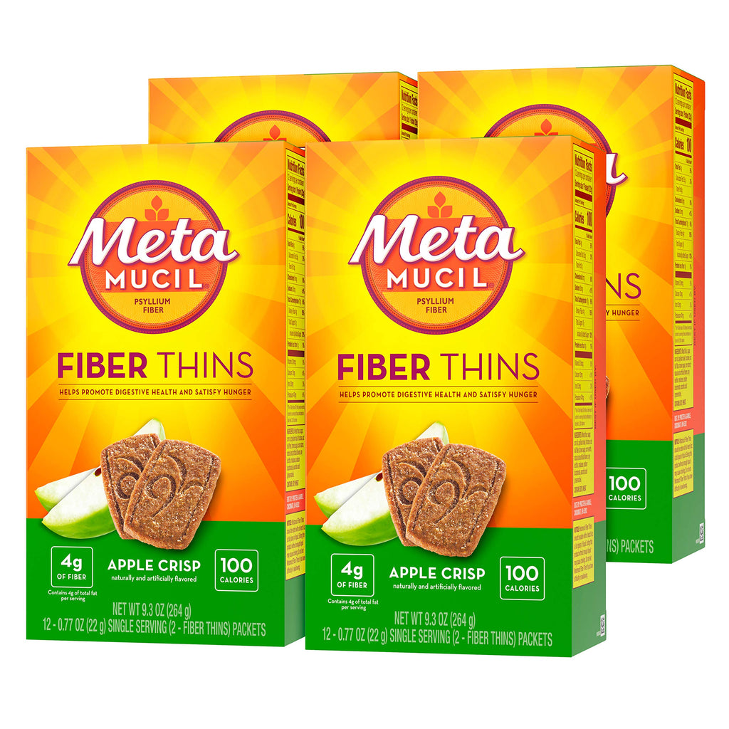 Metamucil Apple Crisp psyllium fiber thins
