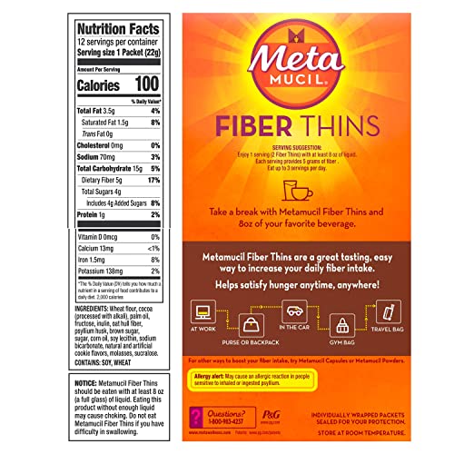 Metamucil dietary fibers for regularity