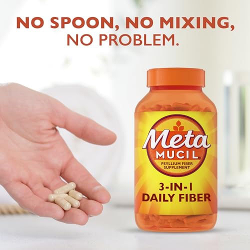 Metamucil fiber capsules for regularity