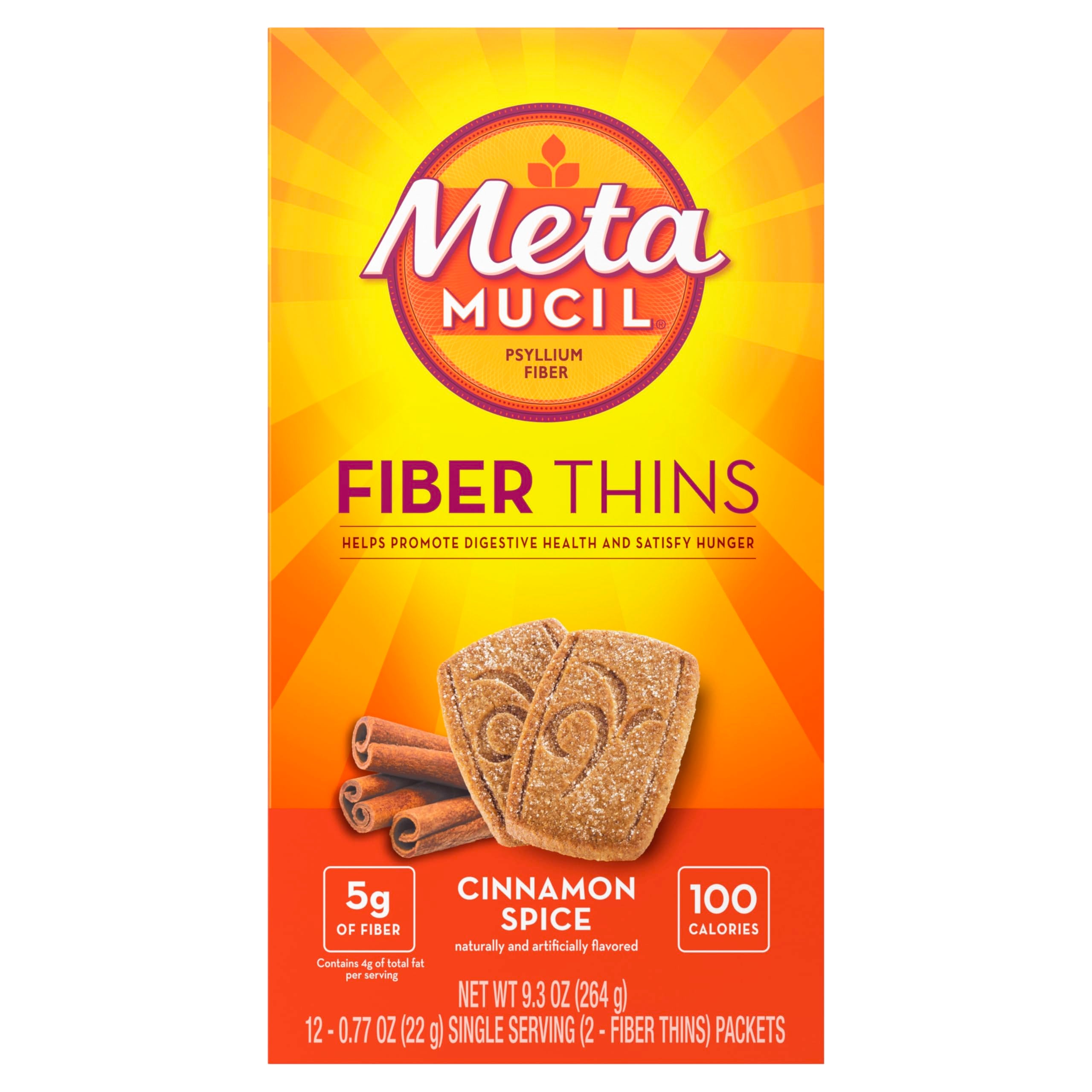 Metamucil Fiber Thins for gut health