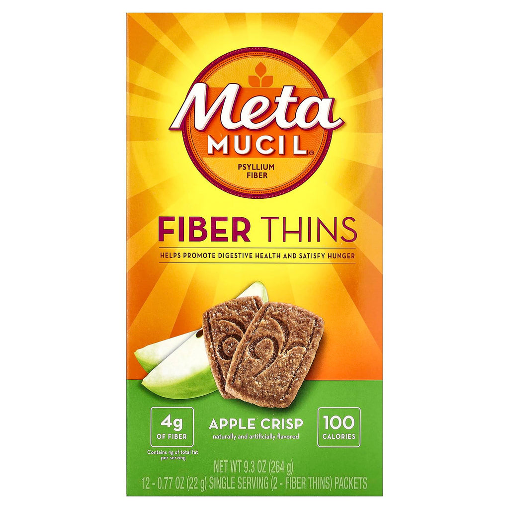 Metamucil fiber wafers for digestion