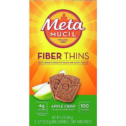 Metamucil fiber wafers for digestion