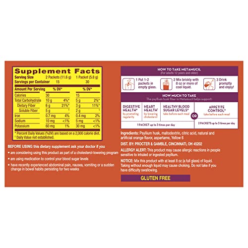 Metamucil for overall digestive health