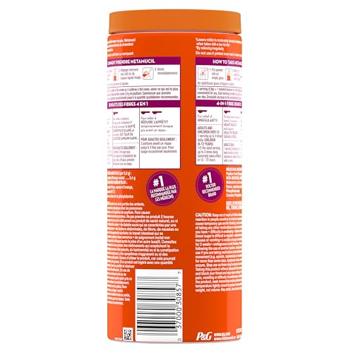 Metamucil orange flavour supplement