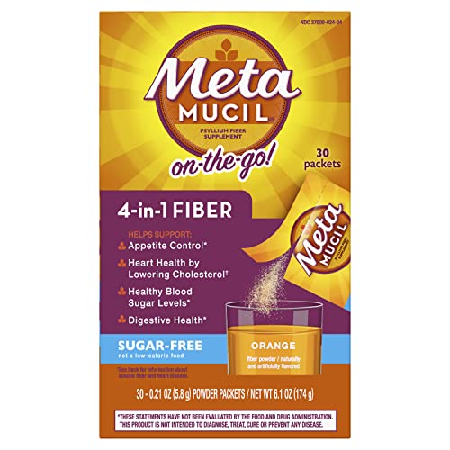 Metamucil psyllium fiber supplement