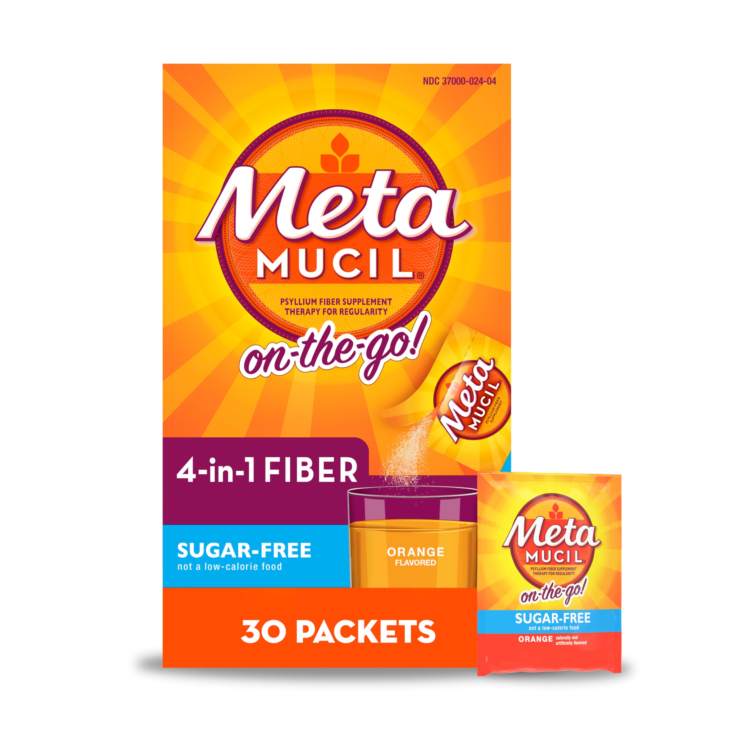 Metamucil psyllium fiber supplement