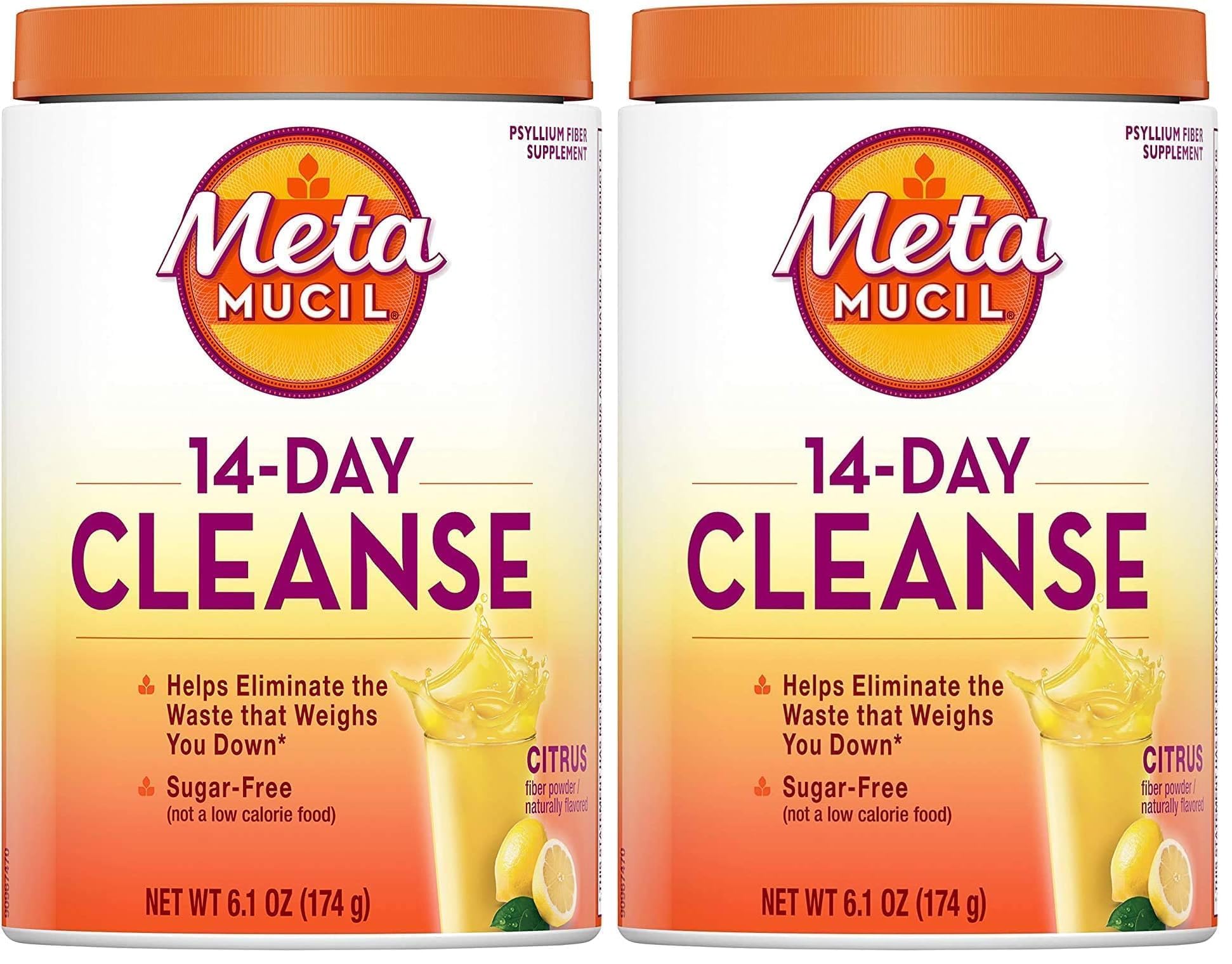 Metamucil psyllium fiber supplement