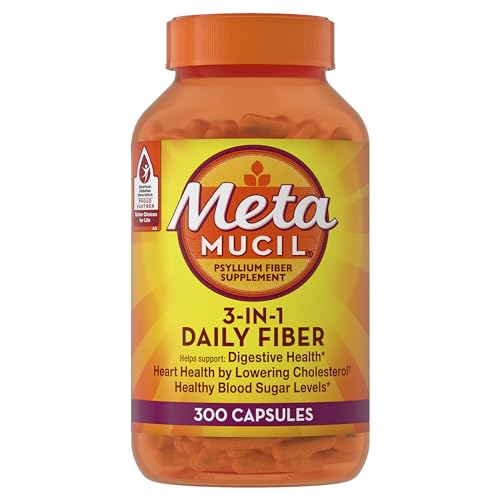 Metamucil psyllium for natural fiber intake