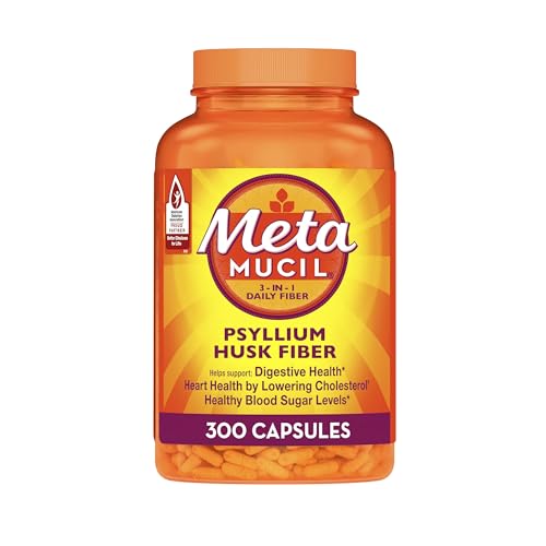 Metamucil psyllium husk fiber capsules