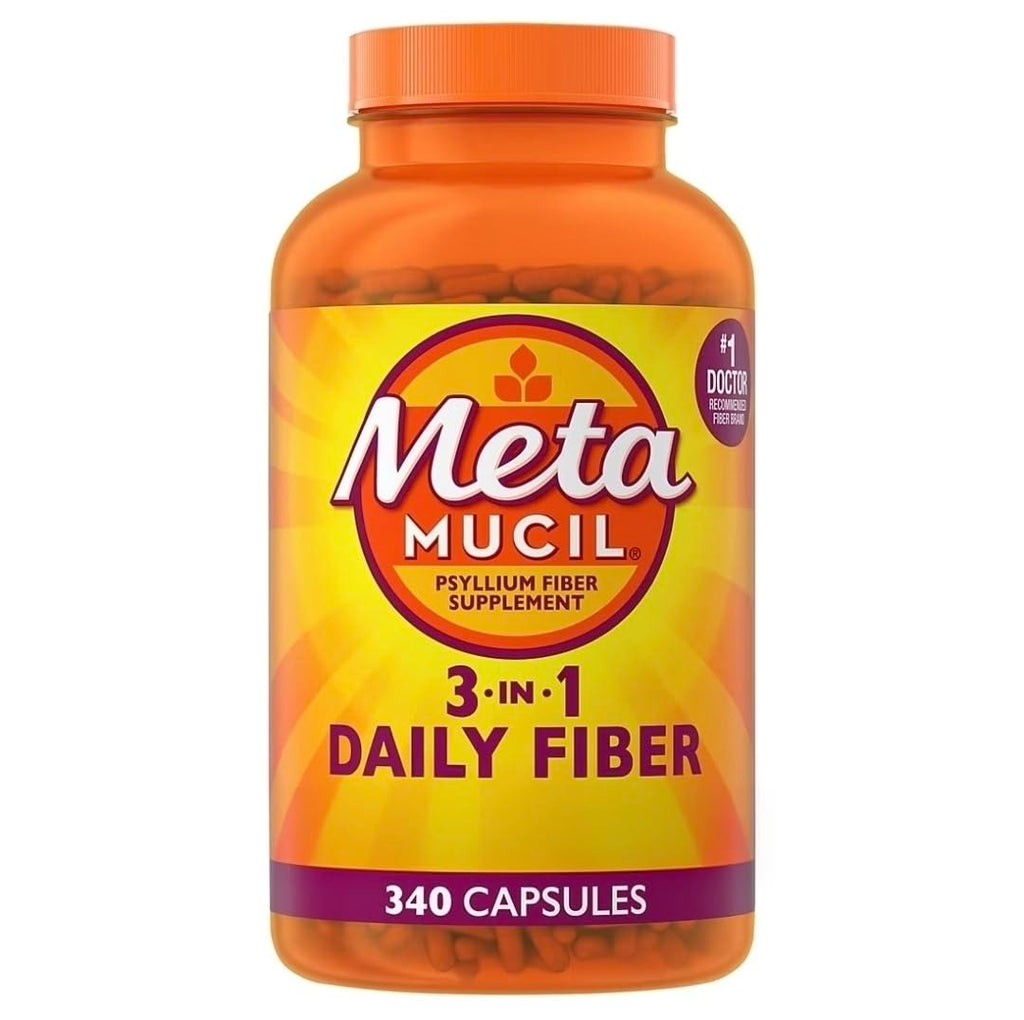 Metamucil psyllium husk fiber capsules