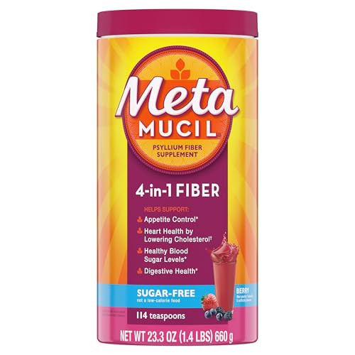 Metamucil psyllium husk fiber supplement