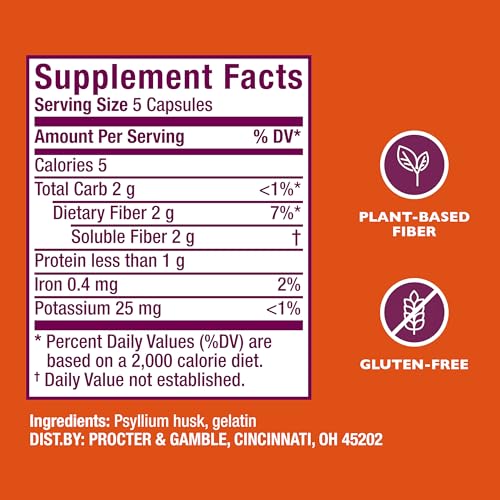 Metamucil psyllium husk for bloating relief