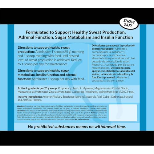 MetaSweat™ powder for heat stress relief