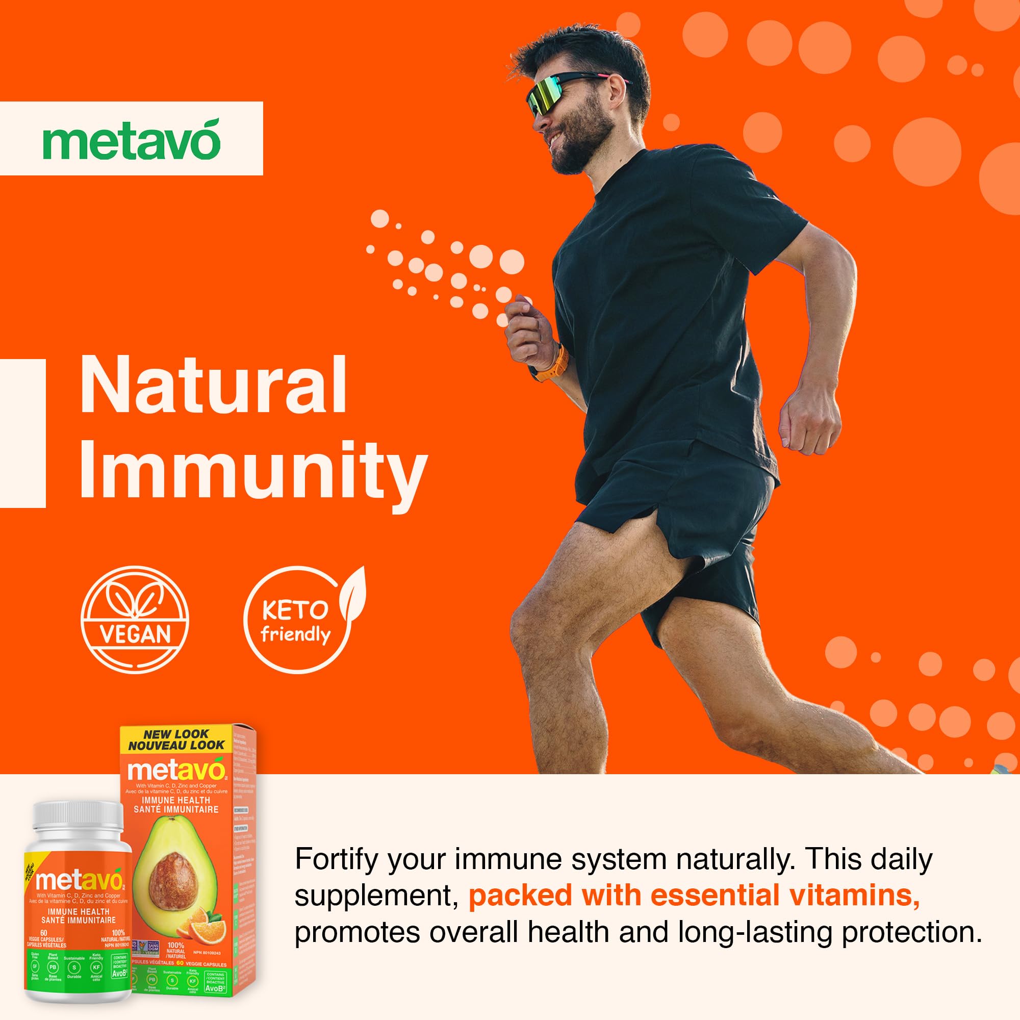 Metavo blended supplements for overall health