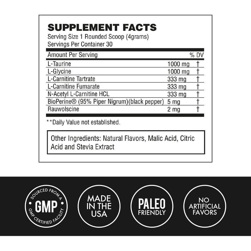 MetCon pre-workout fat burner