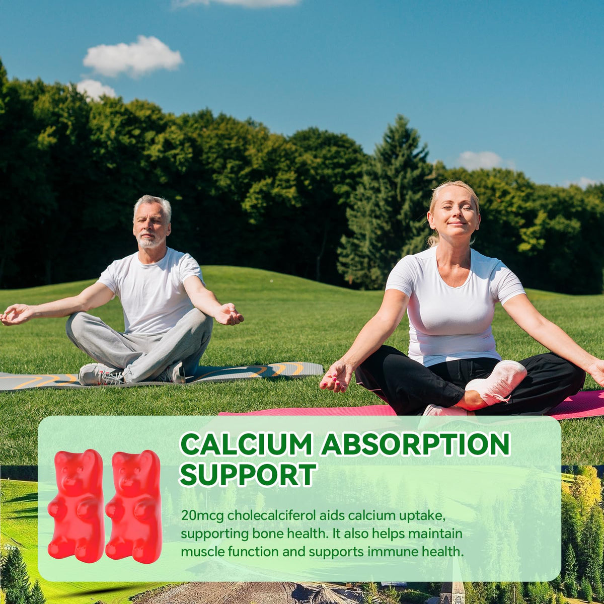 Methyl B-12 gummies for brain health