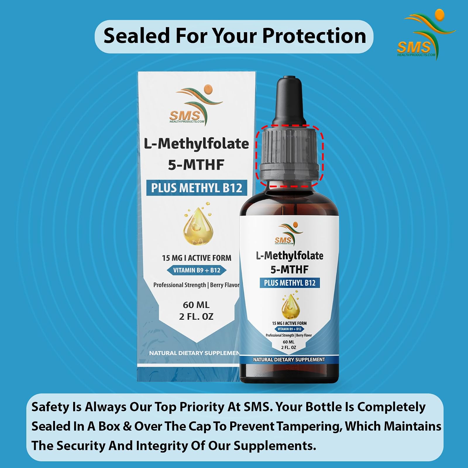 Methyl B12 drops for immune health