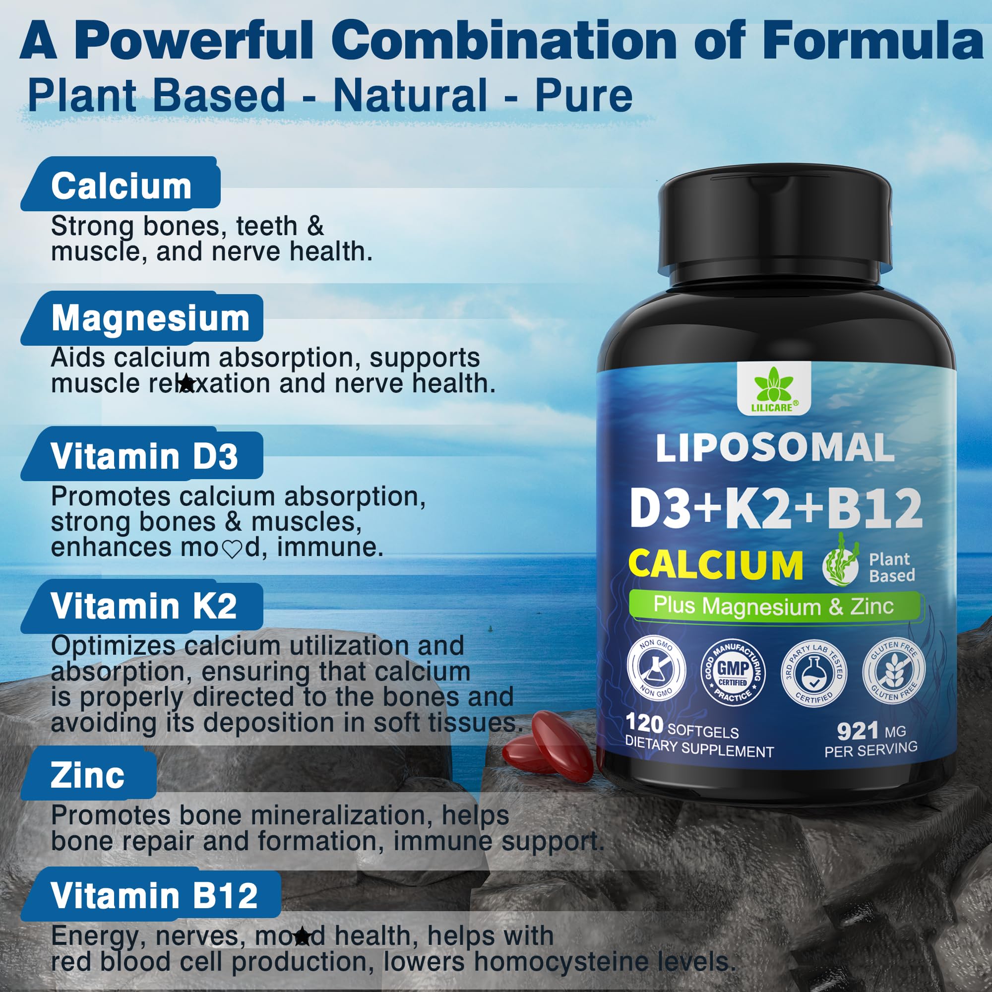 methyl B12 enriched calcium formula