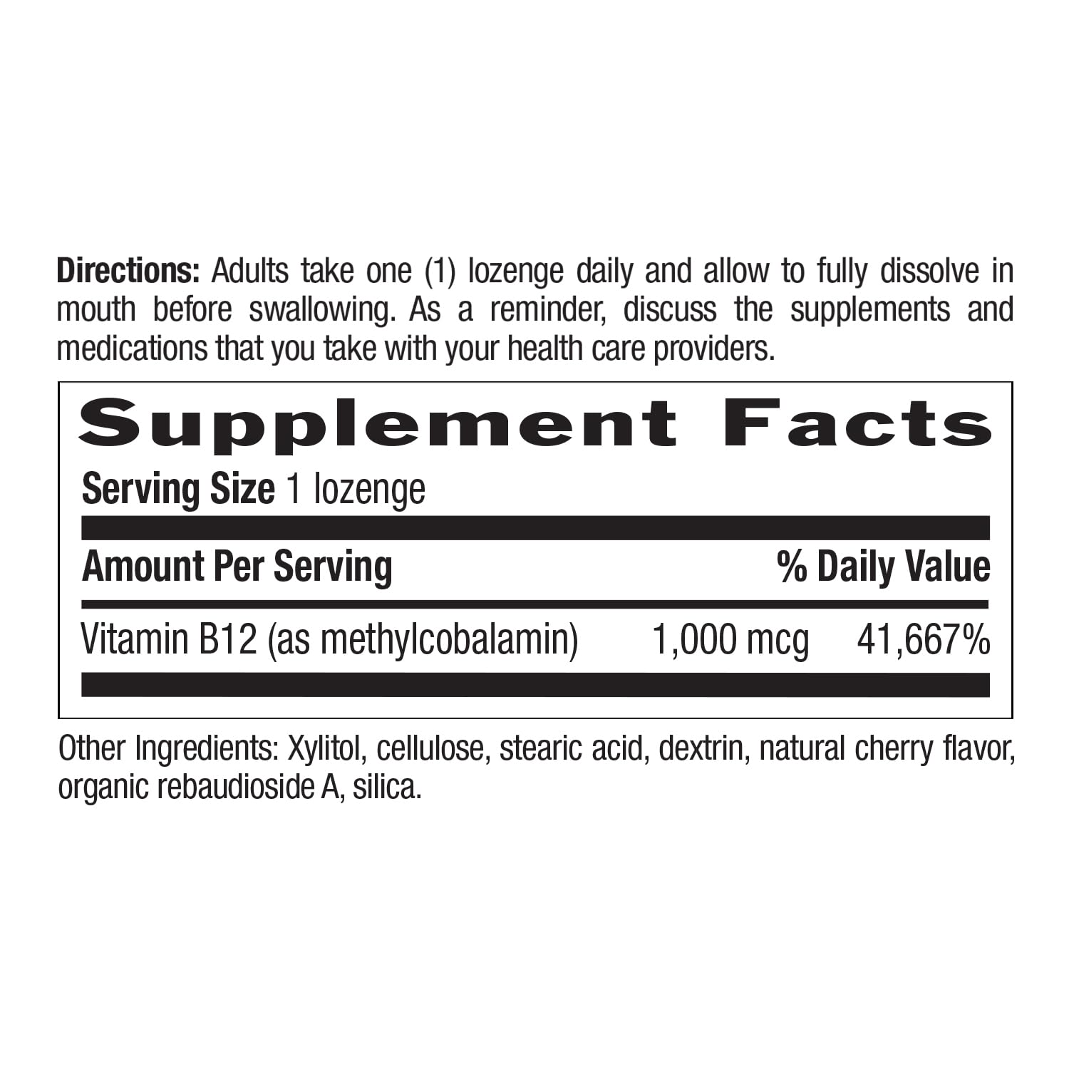 Methyl B12 for better absorption