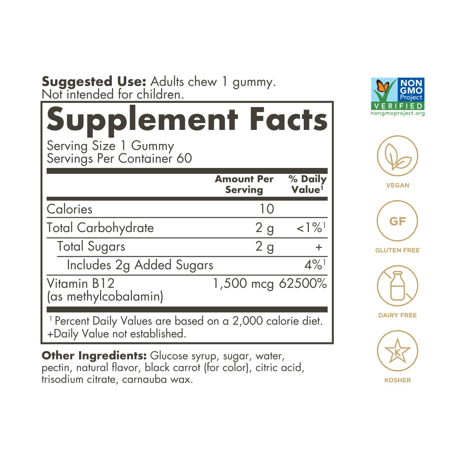 Methyl B12 gummies for energy boost