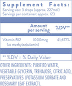 Methyl B12 liquid supplement benefits