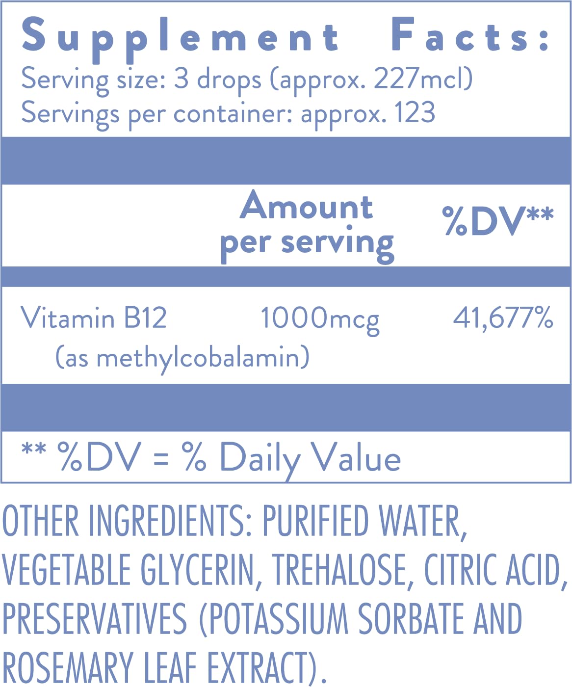 Methyl B12 liquid supplement benefits
