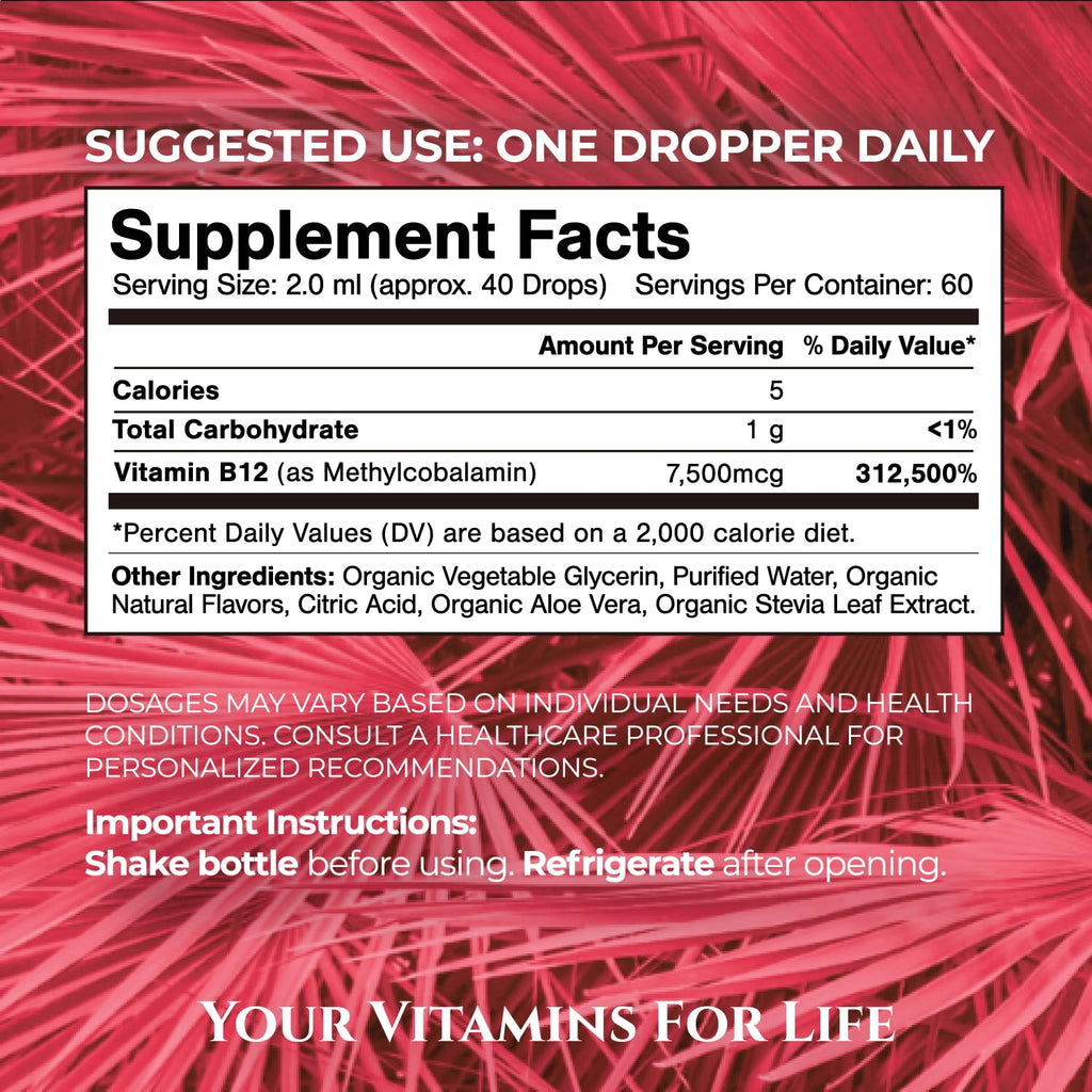 methyl b12 sublingual drops