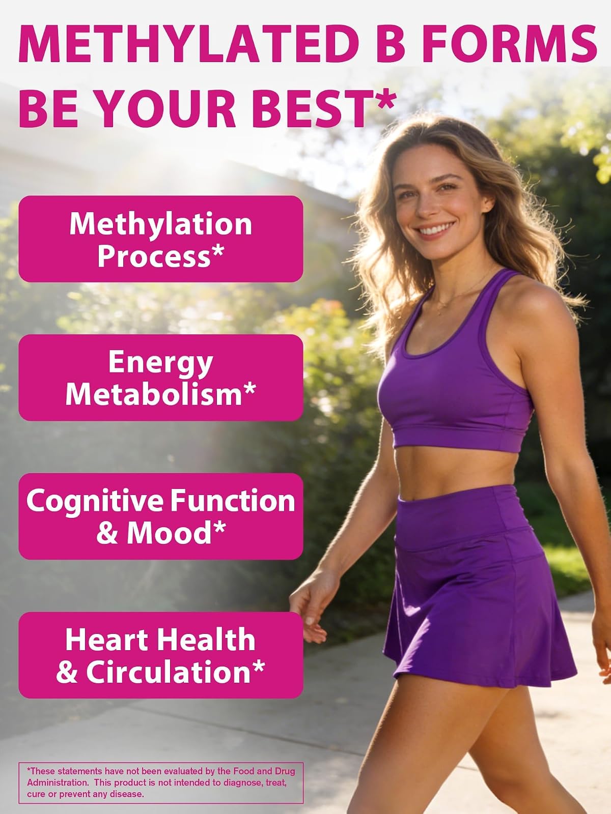 Methyl B12 supplement for brain health