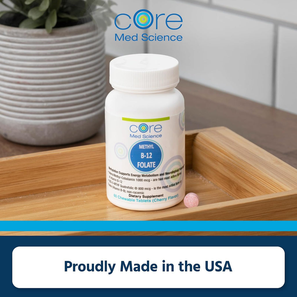 Methyl B12 with folate benefits