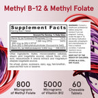 Methyl Folate for healthy red blood cells