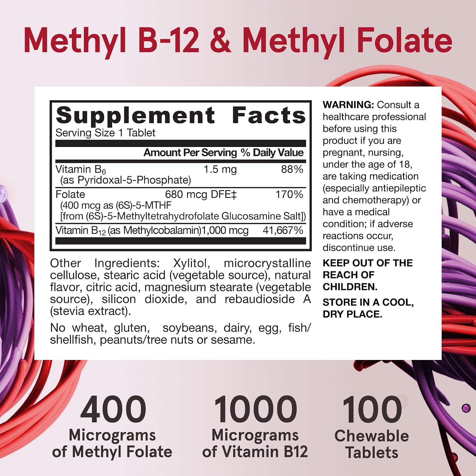 Methyl Folate for mood enhancement