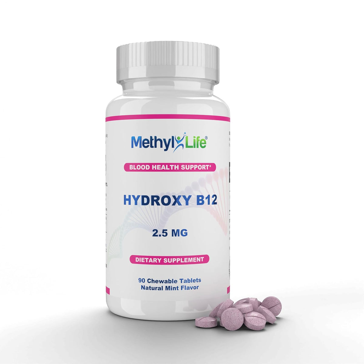 Methyl-Life Hydroxy B12 chewable tablets