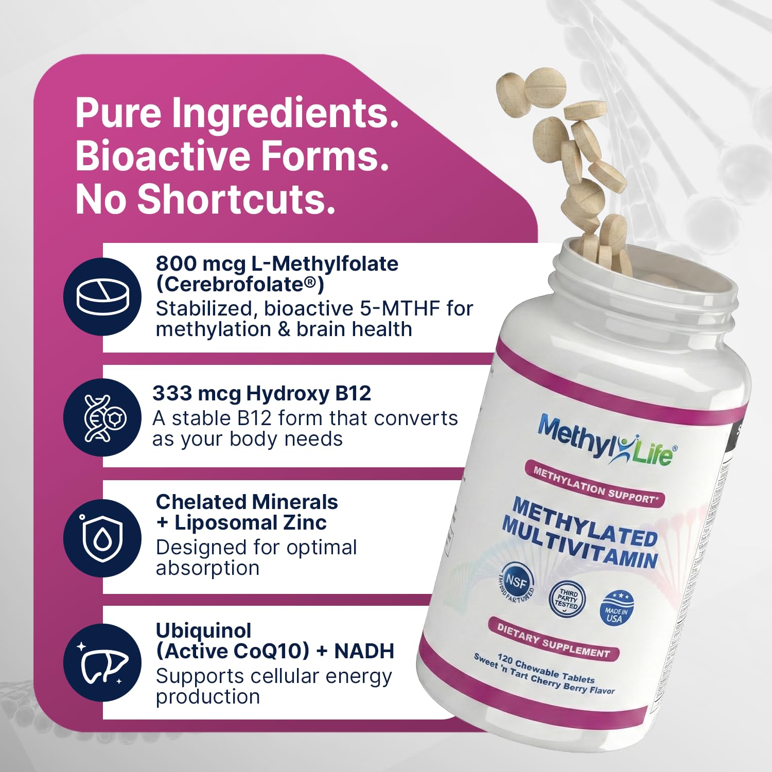 Methyl-Life multivitamins for immune support