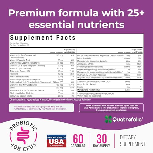 methyl prenatal capsules for expecting mothers
