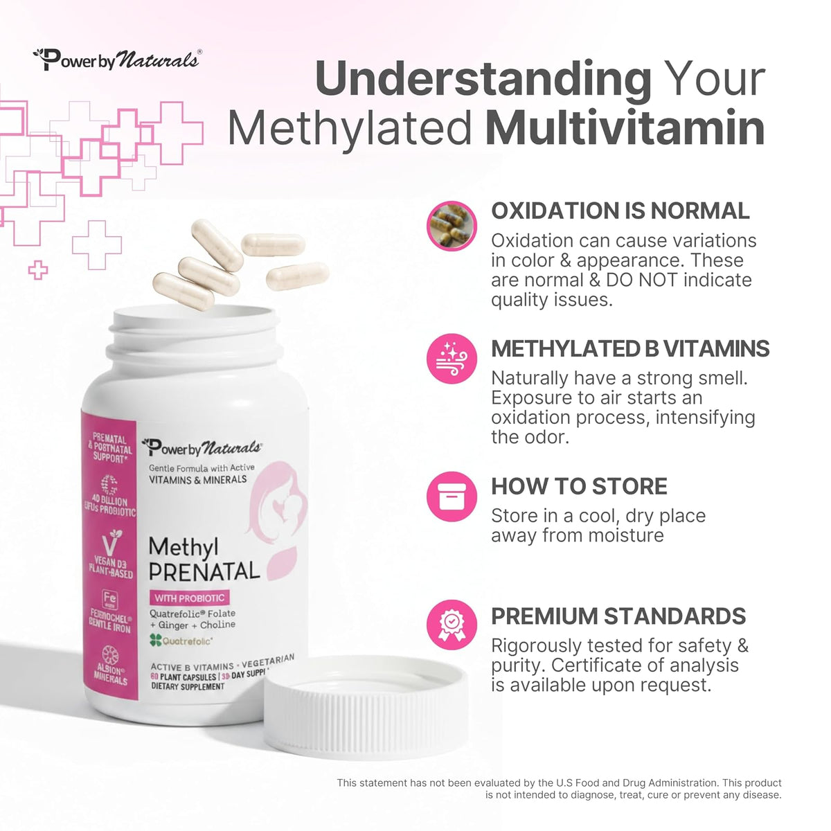 Methyl prenatal vitamins for optimal health