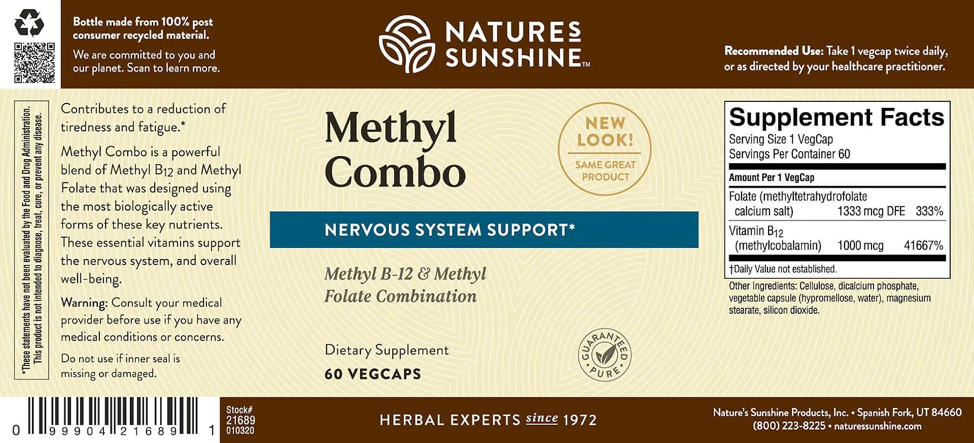 Methyl supplements for optimal nutrition
