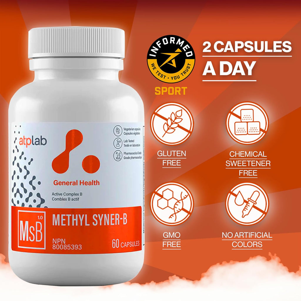Methyl Syner-B capsules for mental clarity