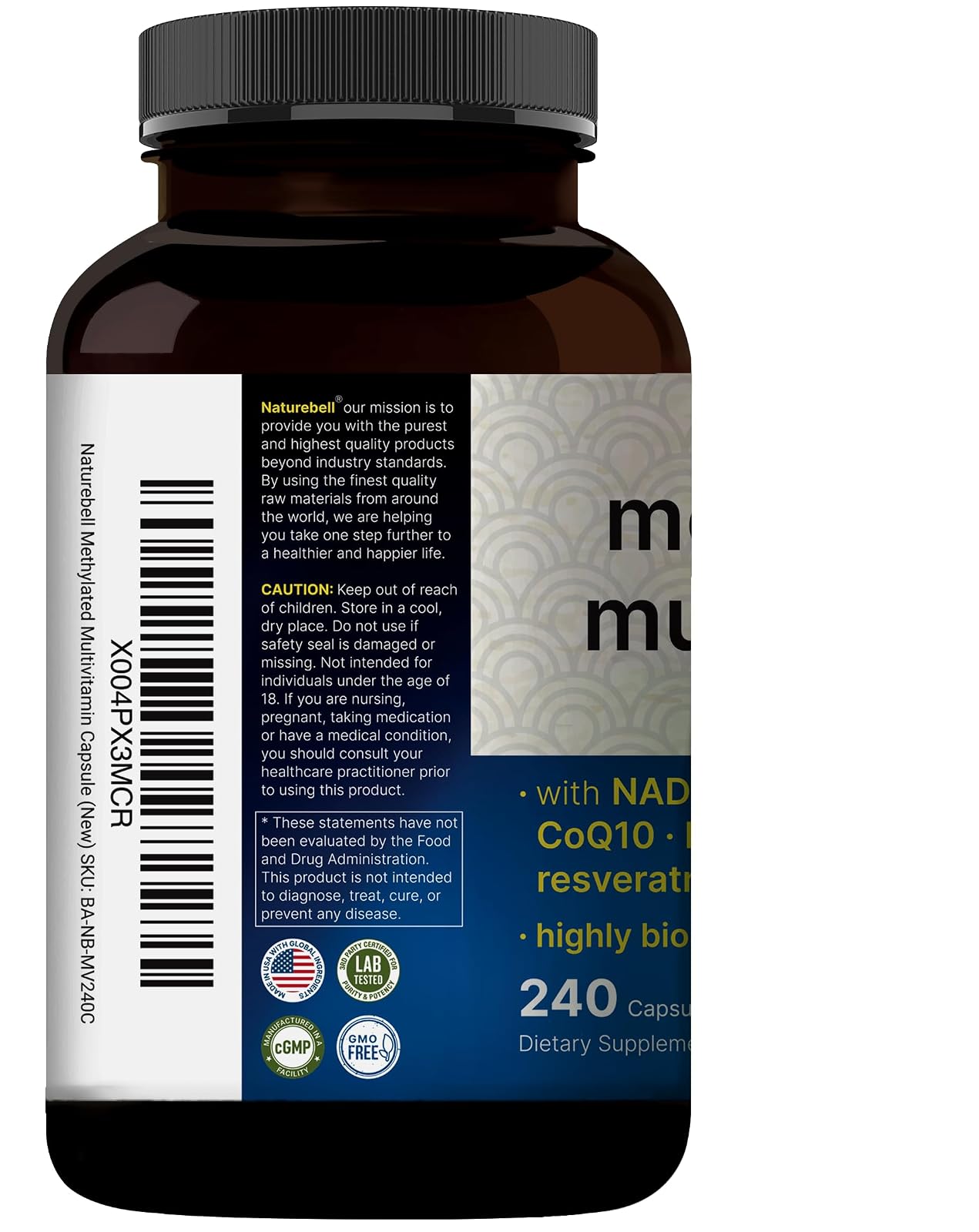 Methylated 27-in-1 multivitamin benefits