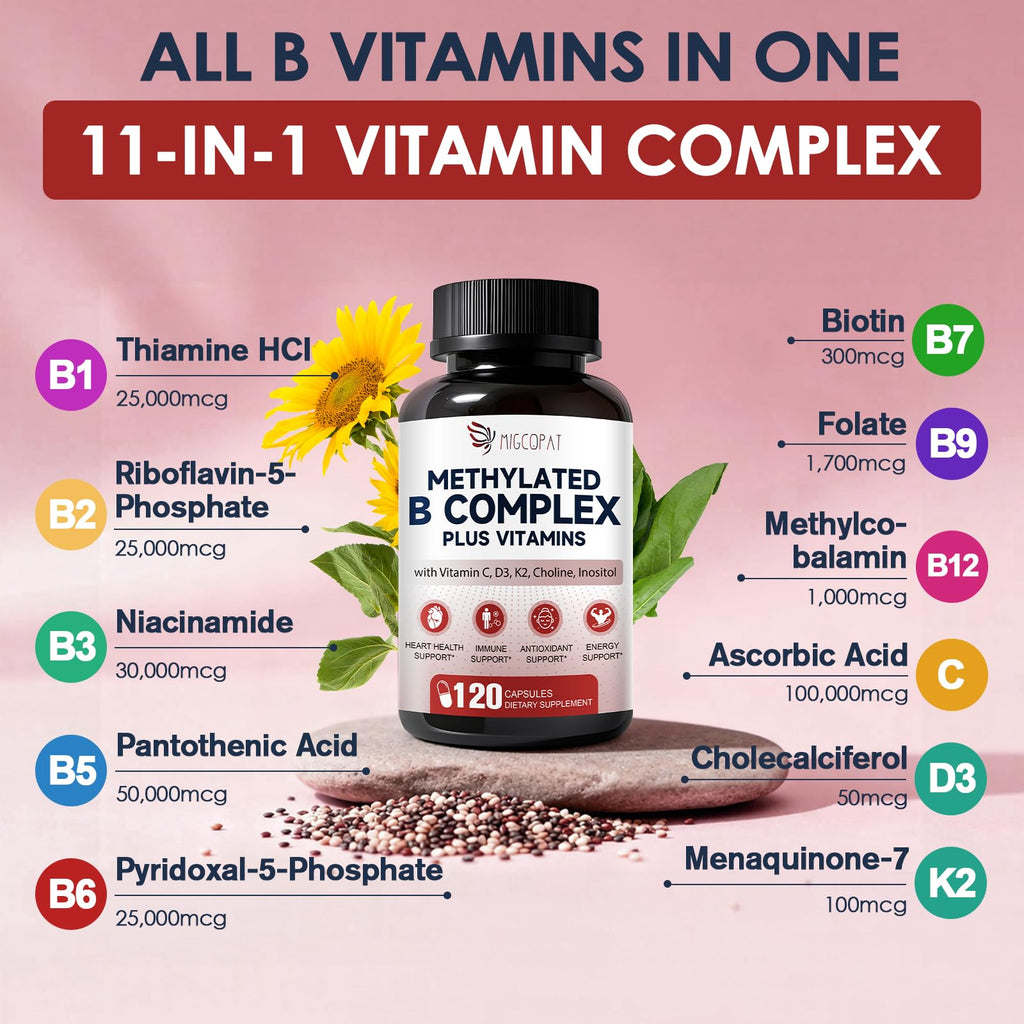 Methylated b complex for better absorption