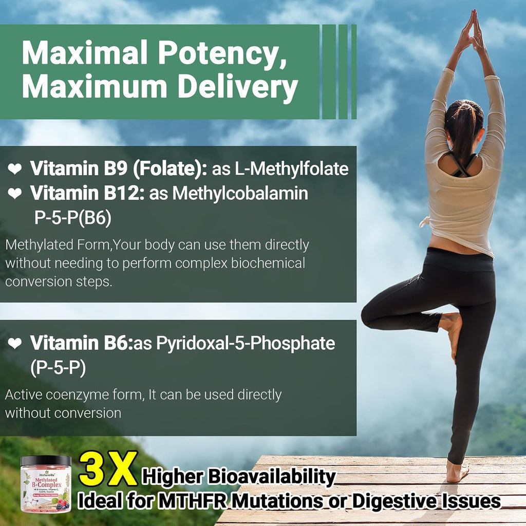 Methylated B Complex for mental clarity