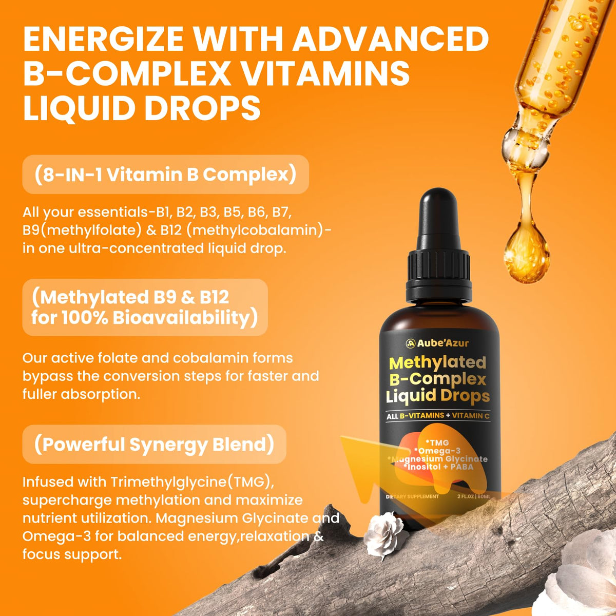 Methylated B Complex for mental clarity