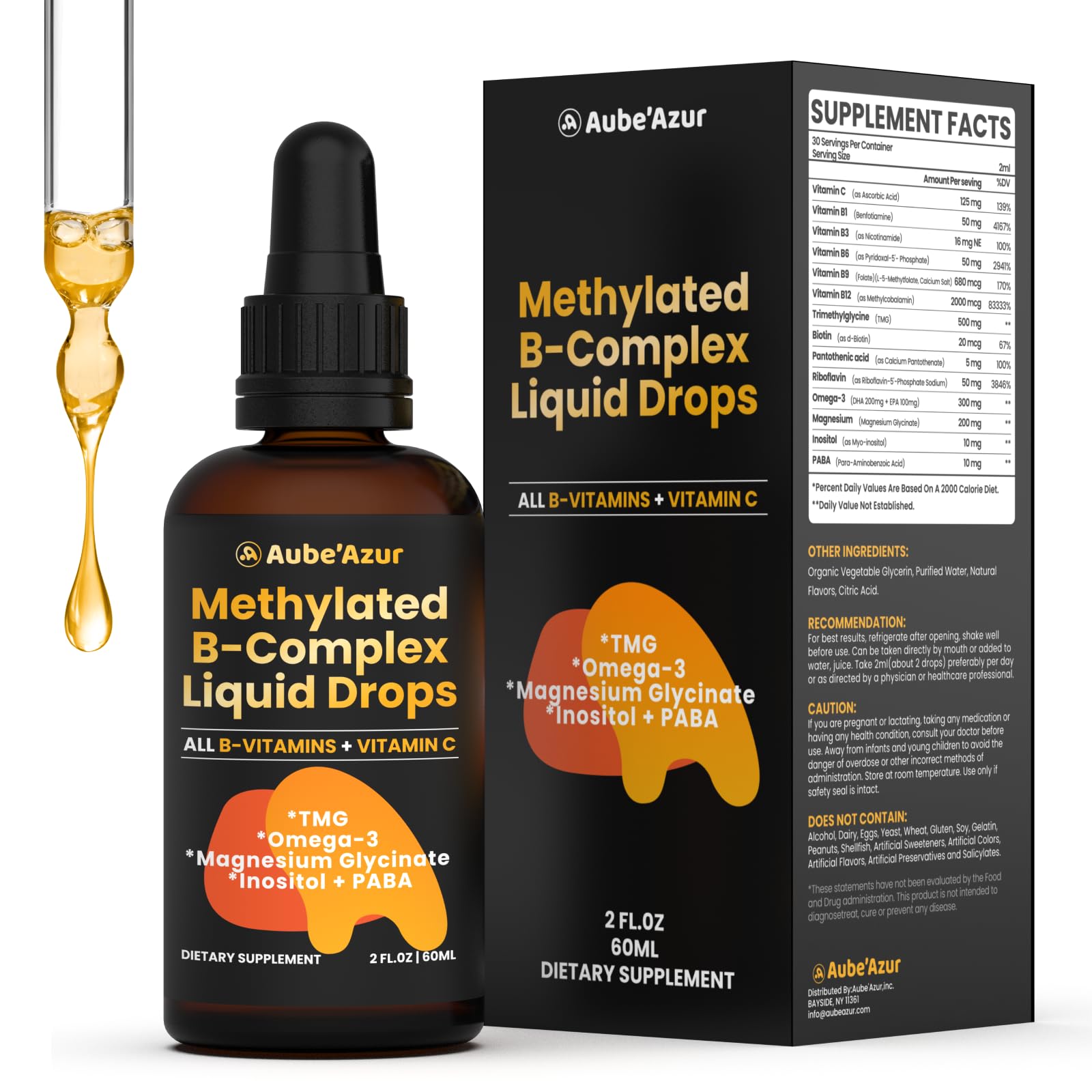 Methylated B Complex liquid drops
